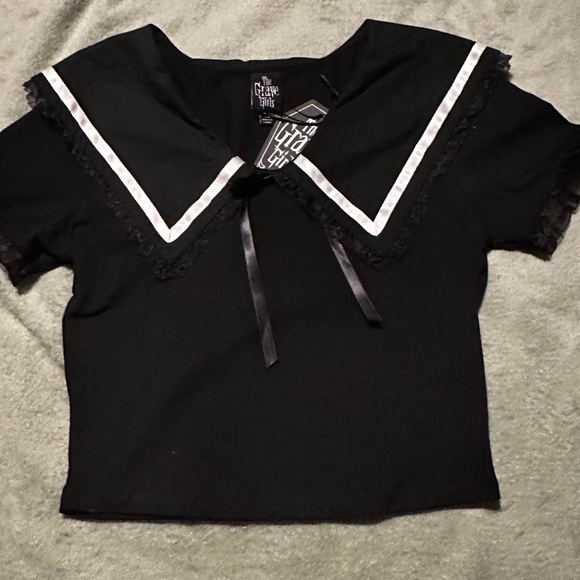 Dolls Kill | Tops | Dollskill Grave Girls Dark Sailor Style Top | Poshmark